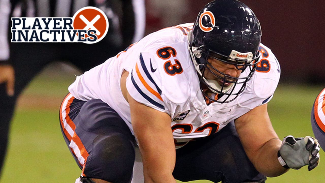 Player Inactives: Bears-Jets