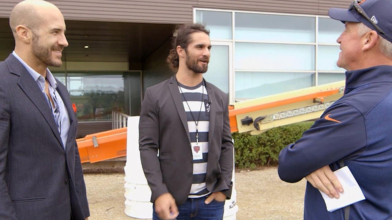 ITB: WWE superstars visit Halas Hall
