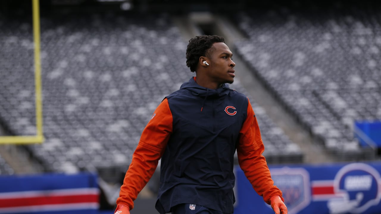 Darnell Mooney discusses N'Keal Harry's return | Press Conference