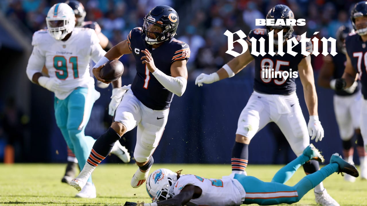 Justin Fields named NFC offensive player of the week after record-breaking performance