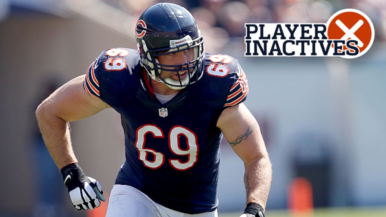 Player Inactives: Bears-Packers