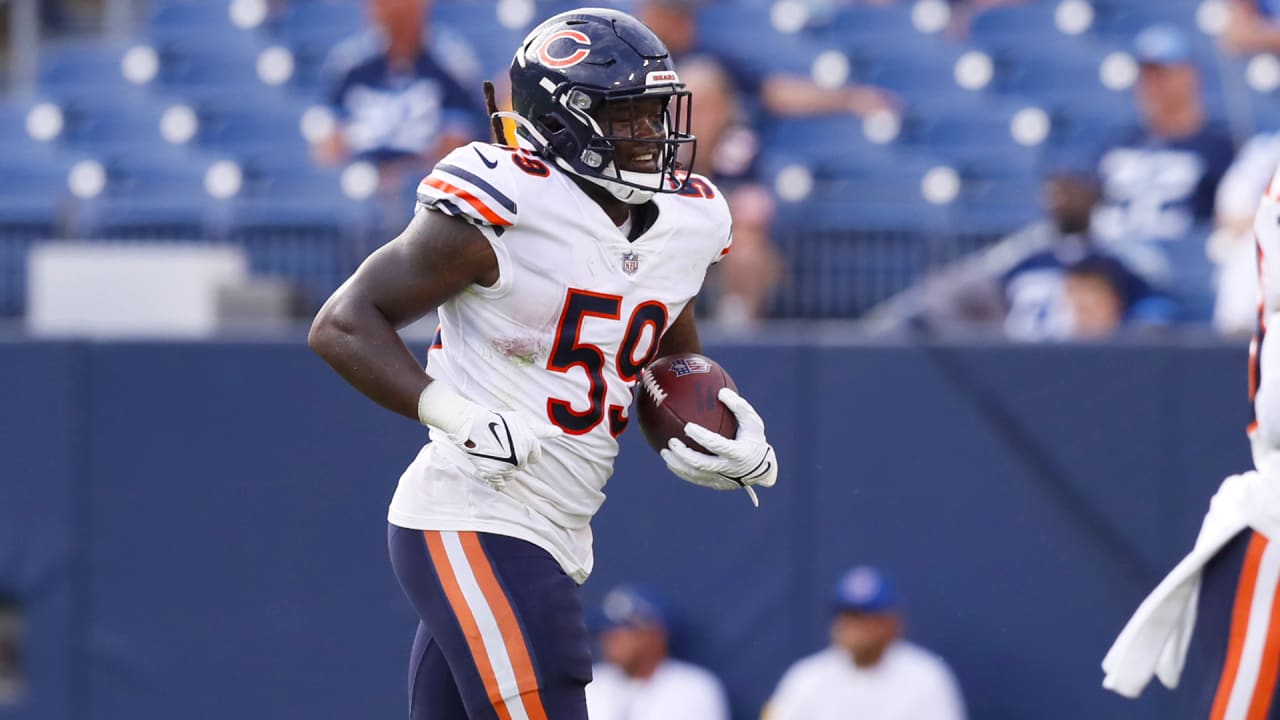 Danny Trevathan picks off Matt Barkley pass