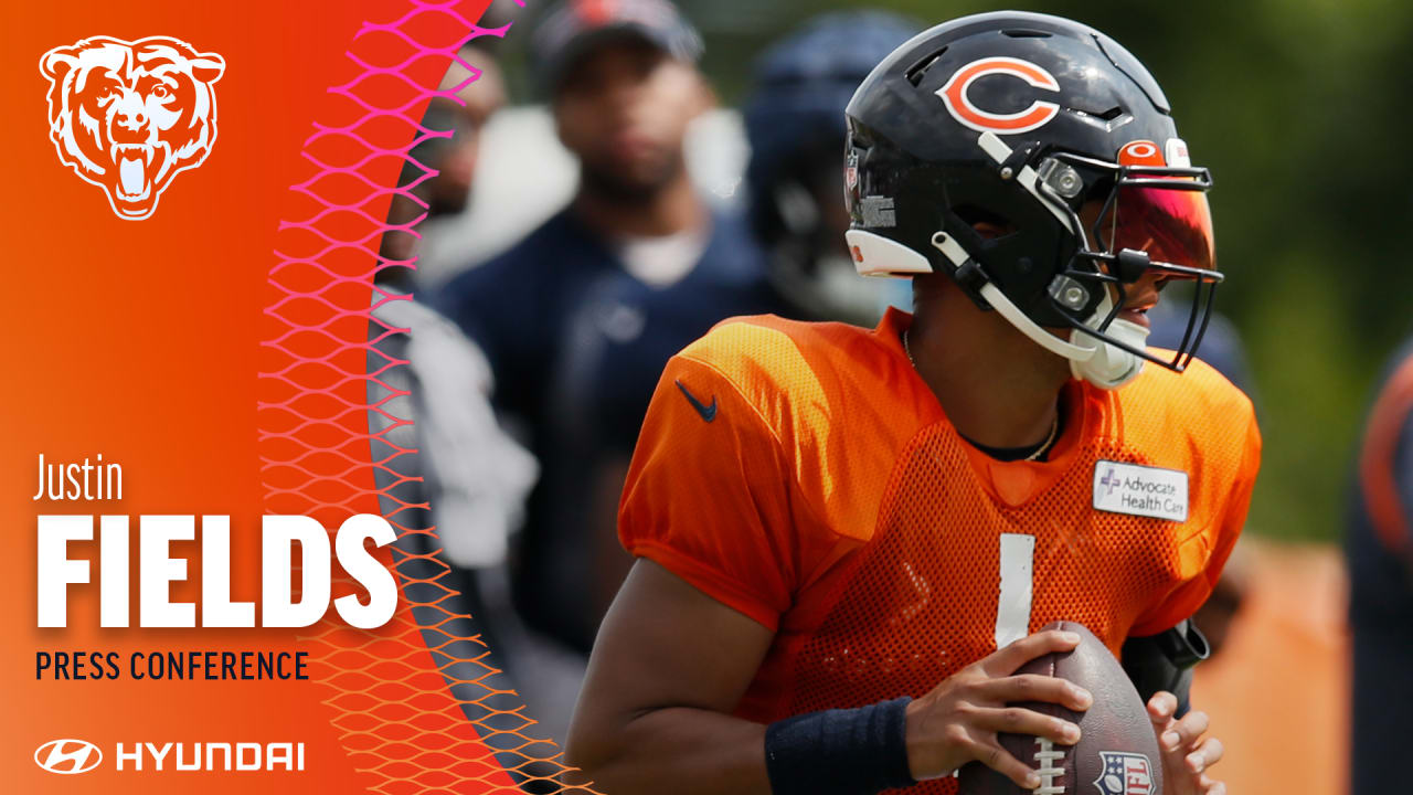 Justin Fields praises defense's performance in practice | Press Conference