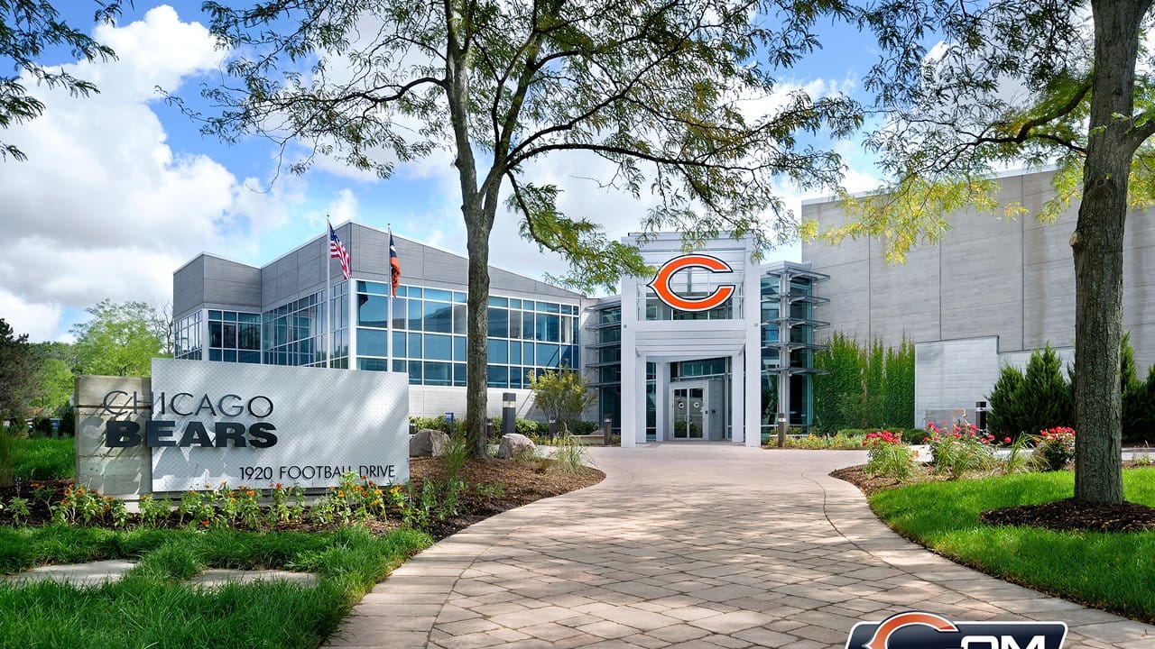 Halas Hall before & after