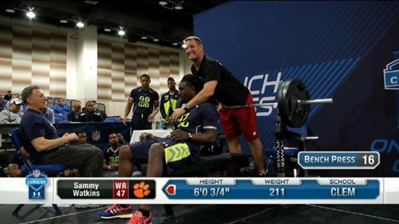 NFLN: Wide receivers bench press