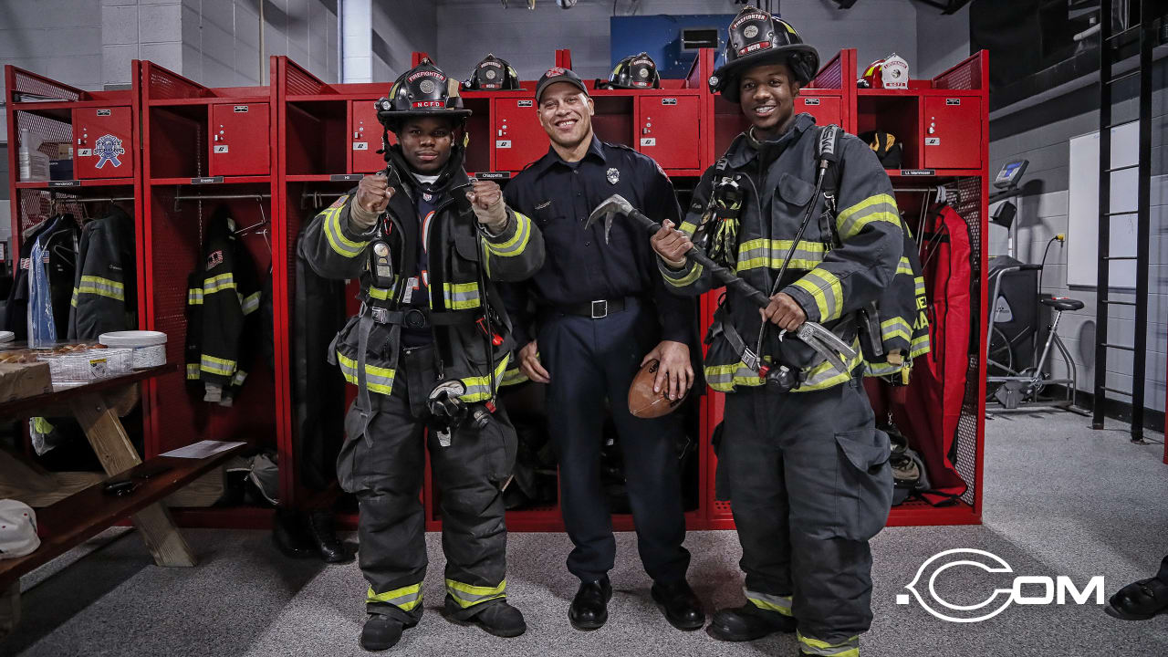 Cohen, Miller visit local fire station
