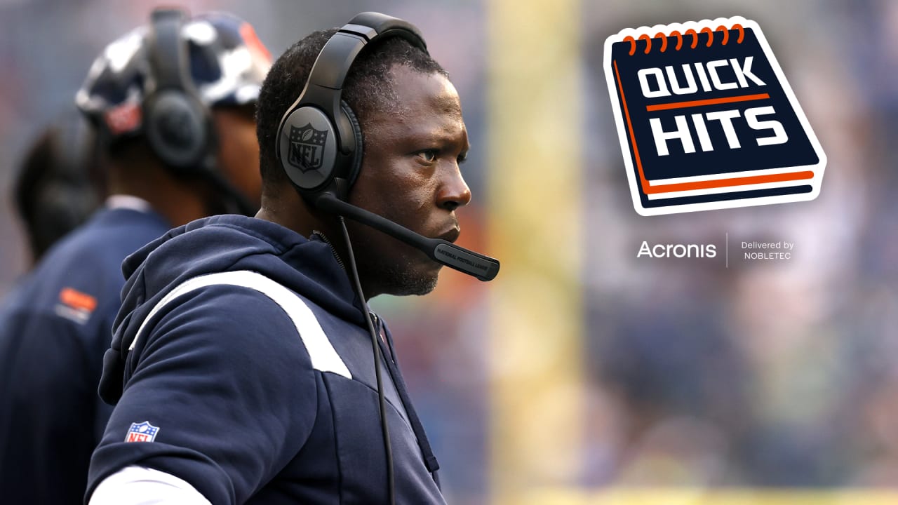 Bears DC Alan Williams excited about opportunistic defense | Quick Hits