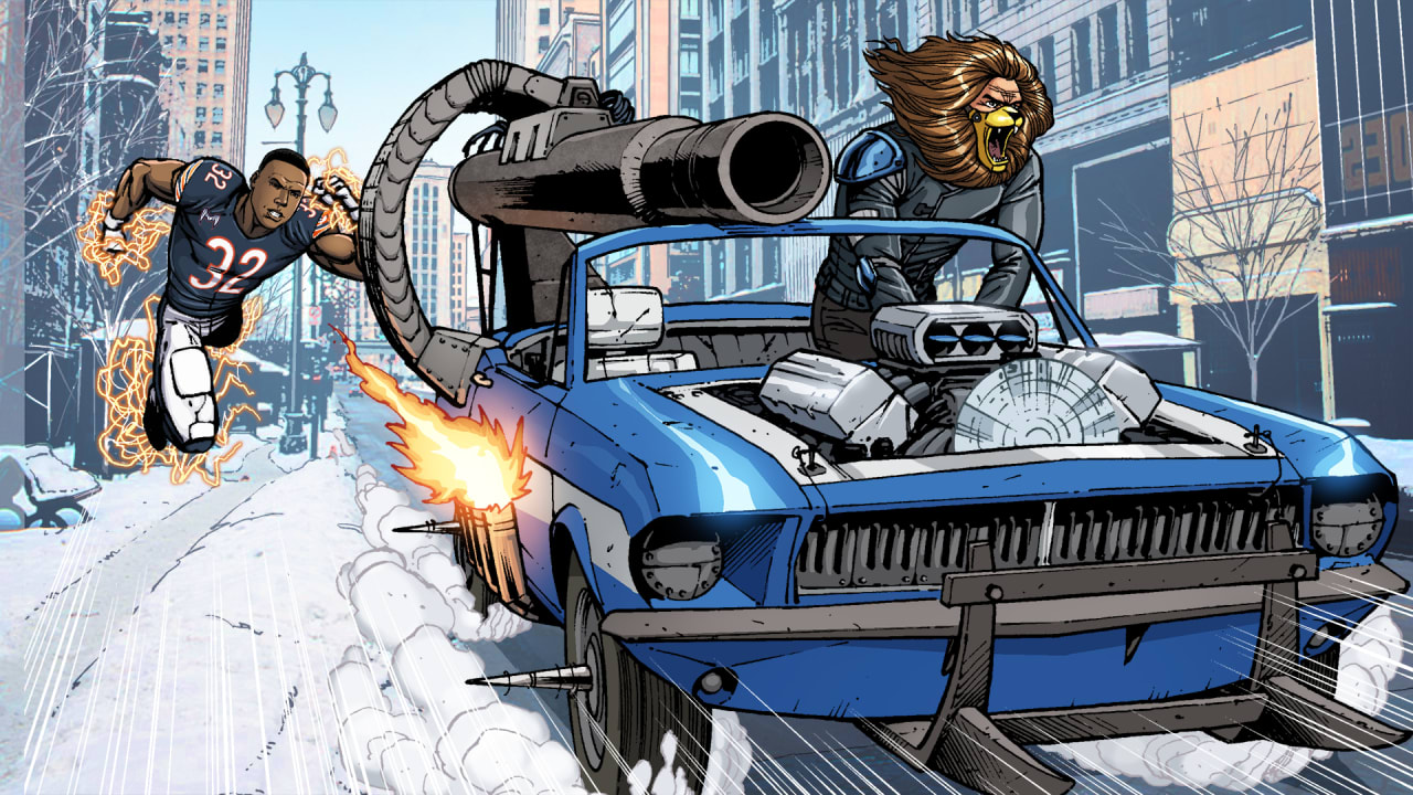 Chicago Bears comic strip - Week 13 2019 at Detroit Lions