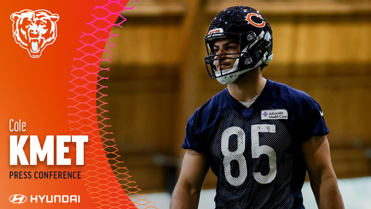 Cole Kmet: 'I'm honored to be here and ready to get going' | Press ...