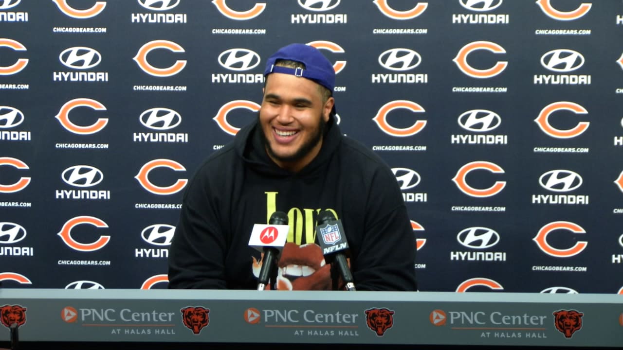 Larry Borom press conference 12.03 | Chicago Bears