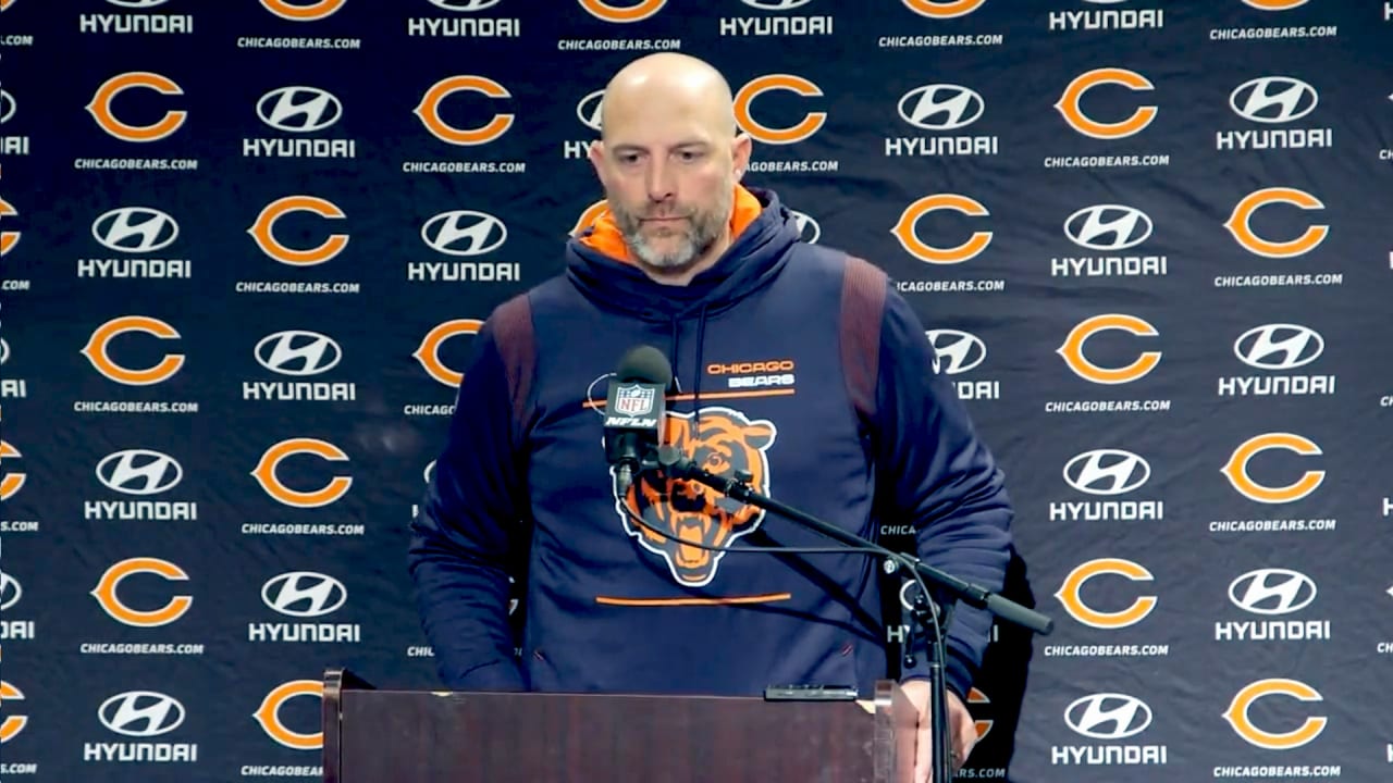 Matt Nagy: 'I'm proud of our players, they don't quit' | Press Conference