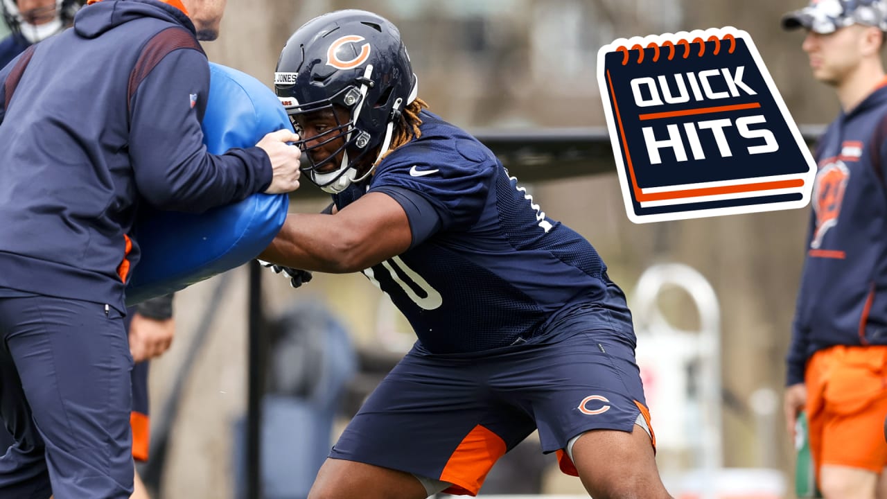 Matt Eberflus discusses assessment of Chicago Bears' offensive line
