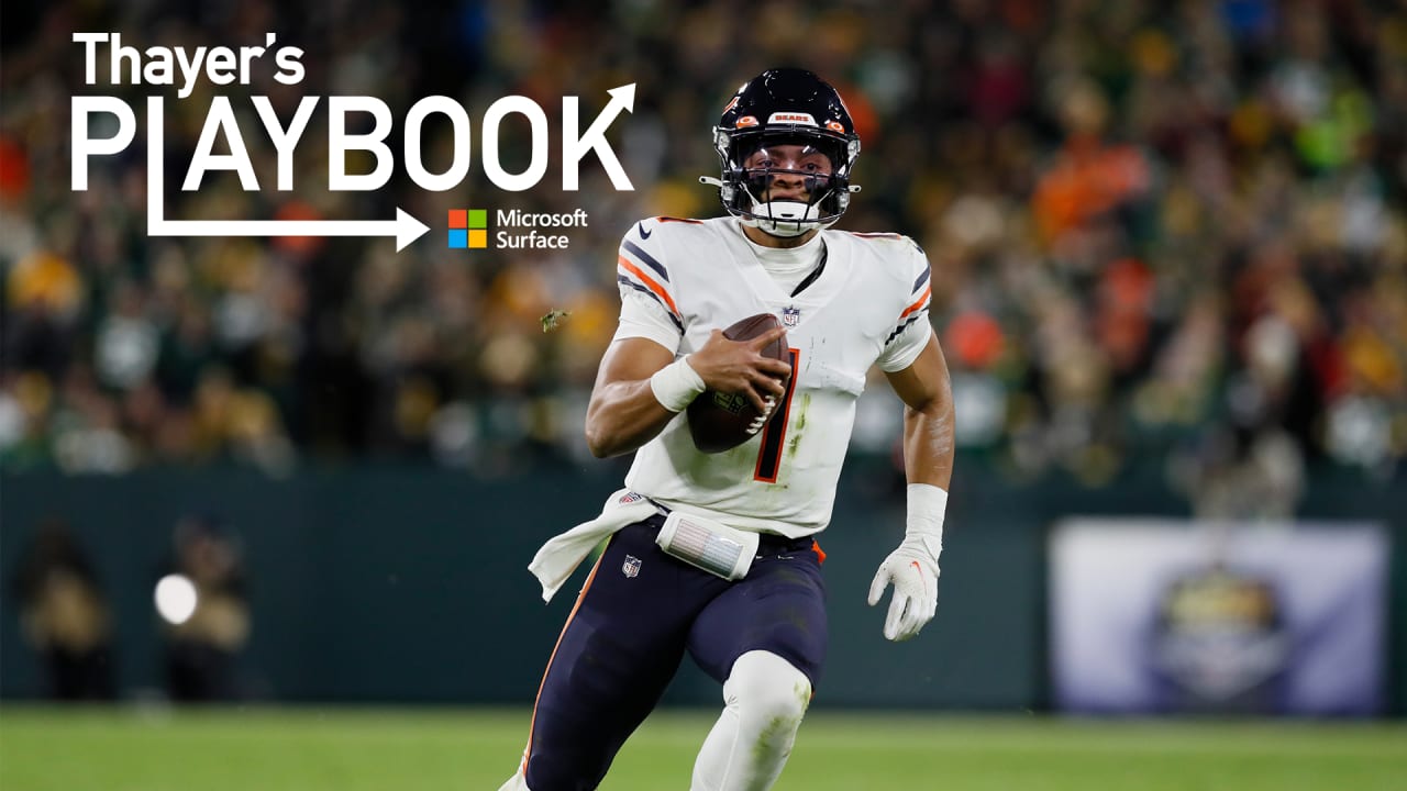 Justin Fields' speed and athleticism vs. Packers | Thayer's Playbook