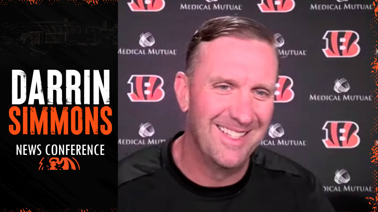 Darrin Simmons News Conference | Cincinnati Bengals