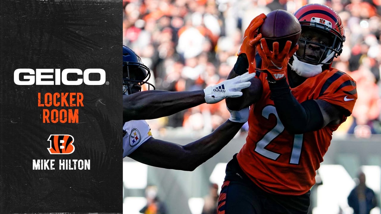 GEICO Locker Room: Mike Hilton discusses his pick six against the Steelers.