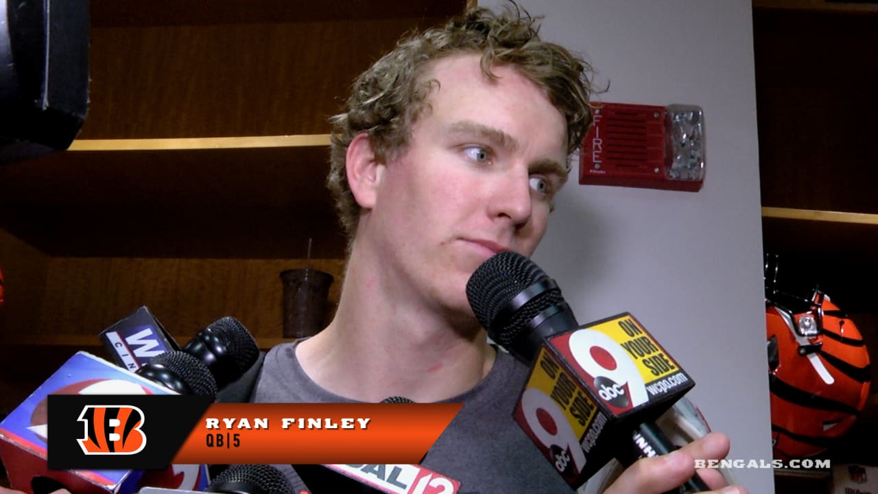 Finley: "It's fun to finally get out there"