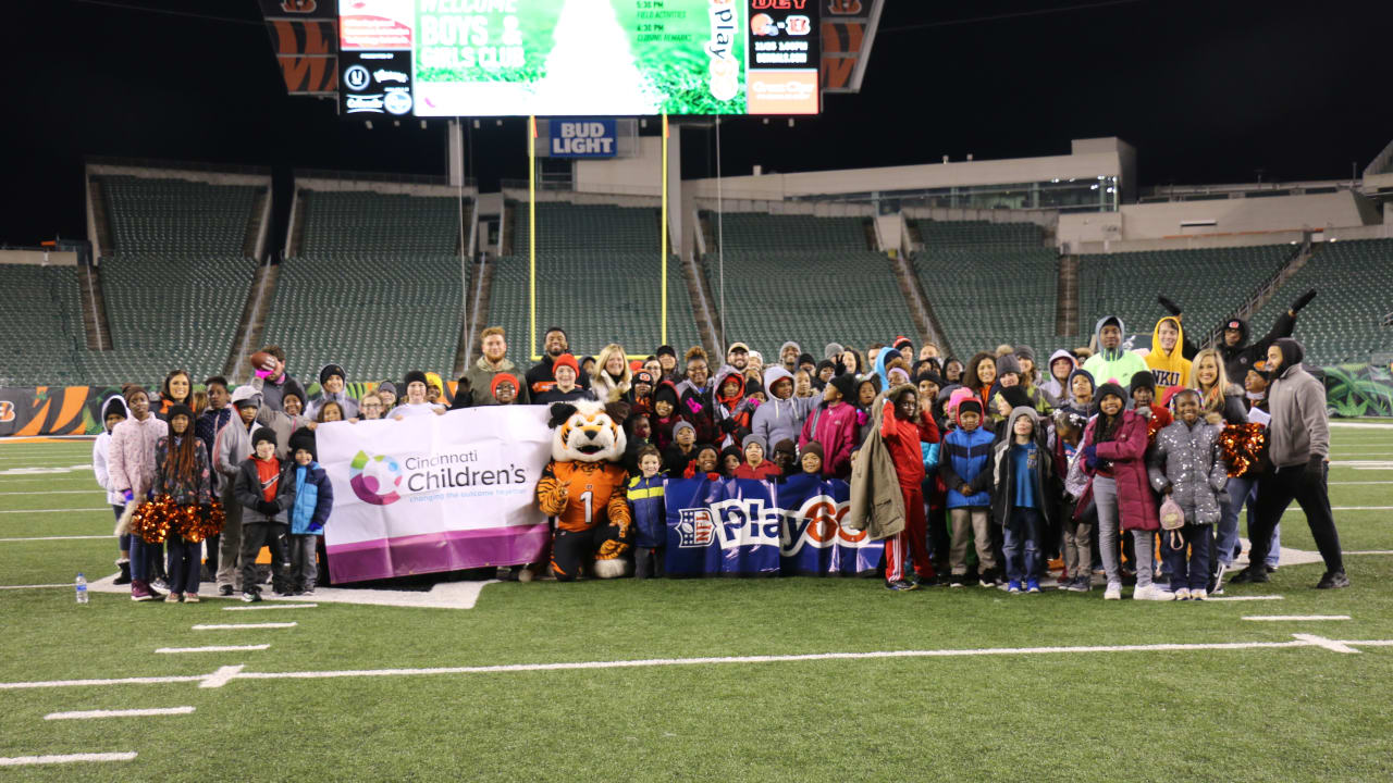 Bengals Play 60 With The Boys & Girls Club