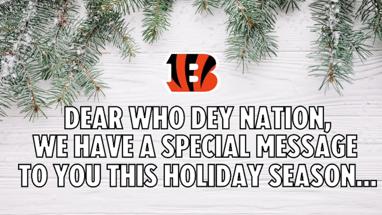 Happy Holidays from the Bengals!