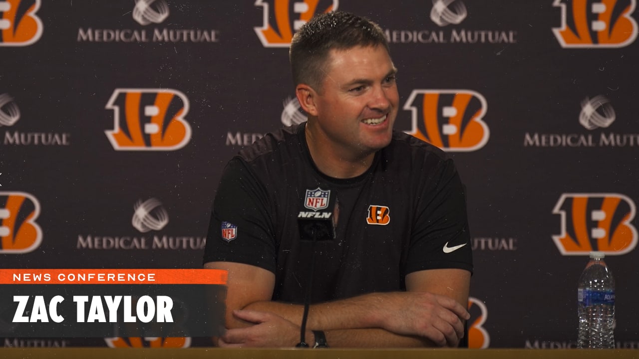 Zac Taylor | "(Burrow) holds himself to a really high standard"