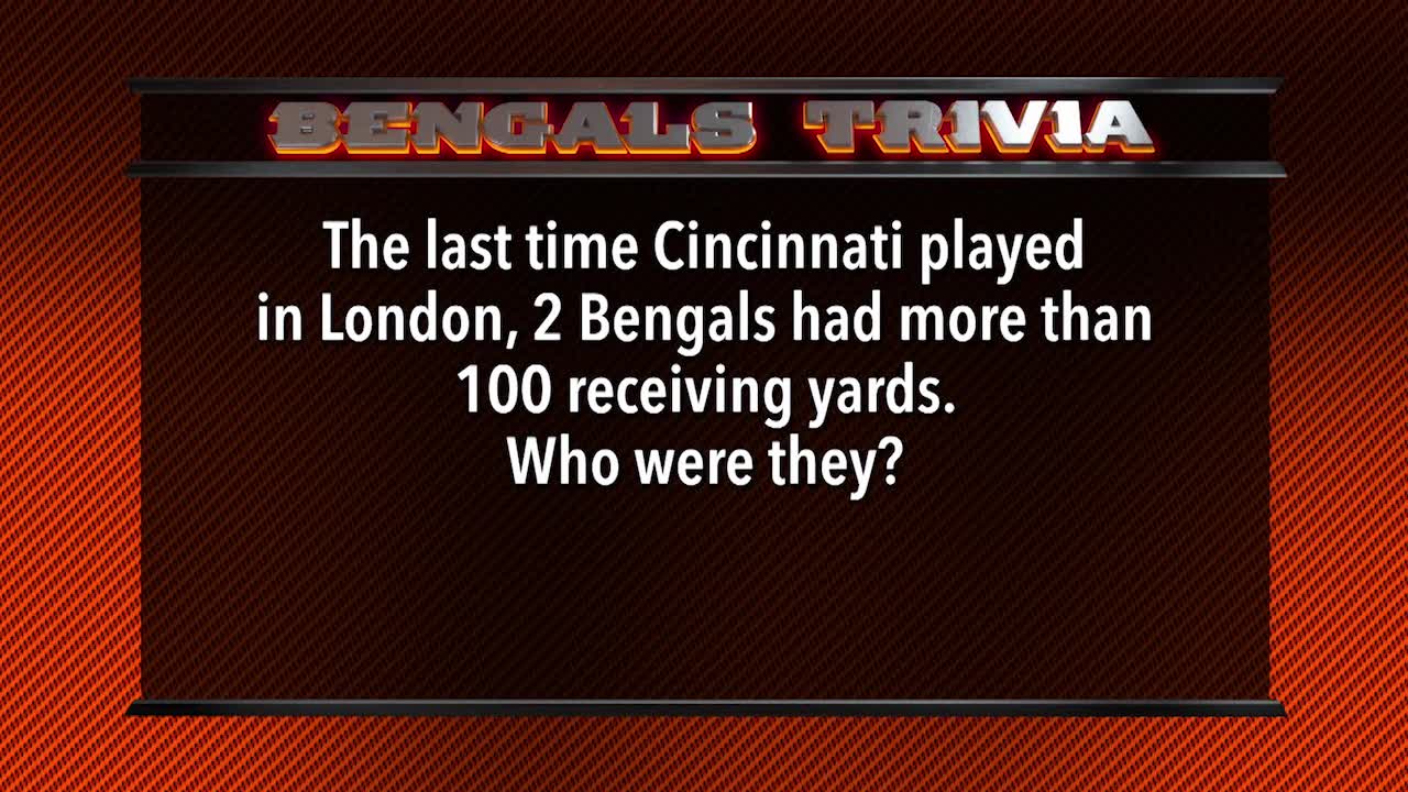 Bengals Trivia: Week 8