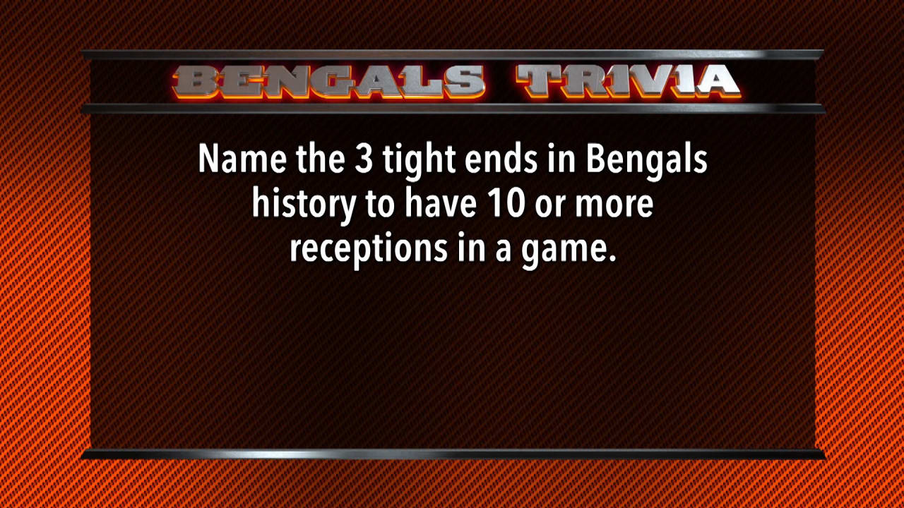 Bengals Trivia: Week 6