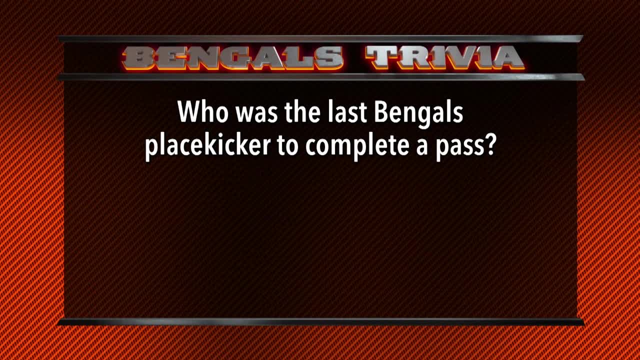 Bengals Weekly Trivia Week 17