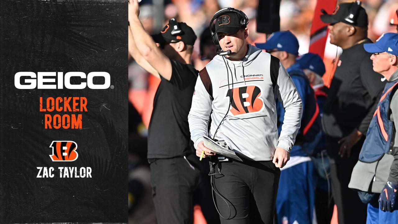 GEICO Locker Room: Zac Taylor on the Bengals defense, special teams at Denver