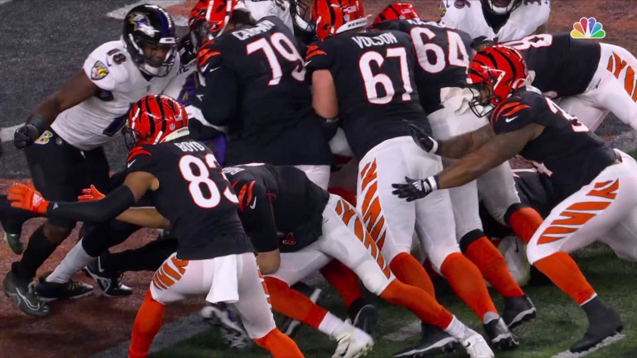 Joe Burrow TD Run | Wild Card Bengals Highlights vs. Baltimore Ravens