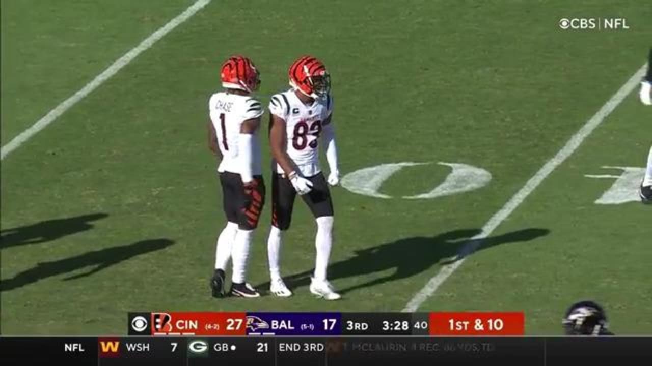 Tyler Boyd couldn't be more open on 25-yard catch