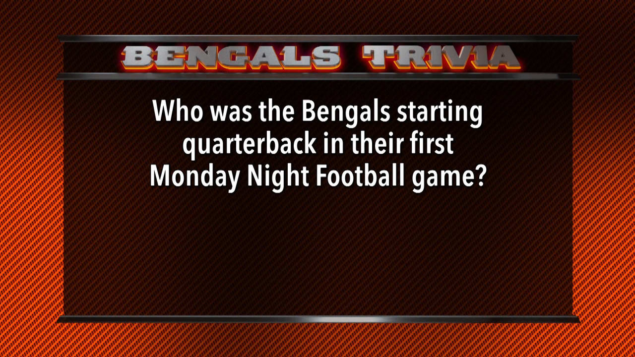 Bengals Weekly Trivia: Week 4