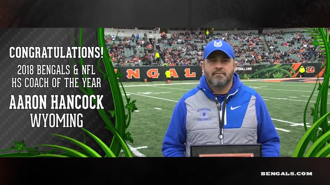 Bengals 2018 Don Shula Coach of the Year nominee: Aaron Hancock ...