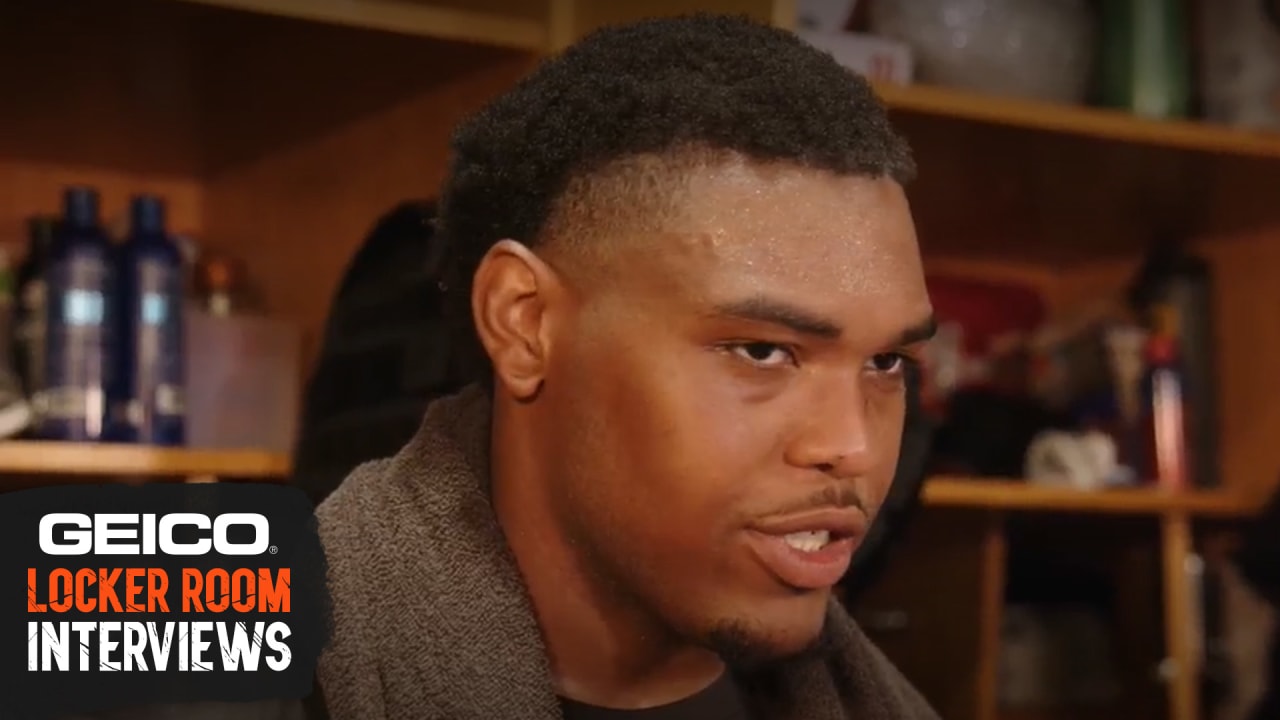 Orlando Brown Jr.: "Everyday Is Gonna Be A Battle" | GEICO Locker Room Interview