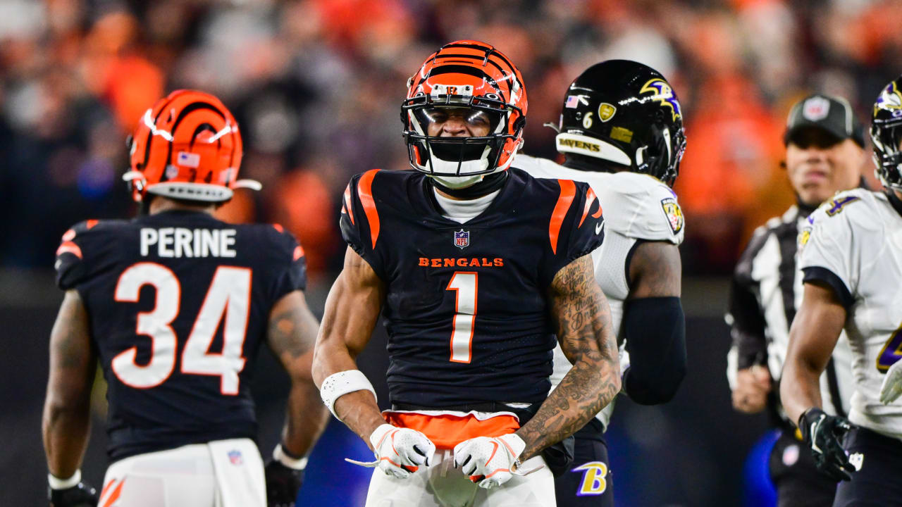 Jamarr Chase Catches Wild Card Bengals Highlights Vs Baltimore Ravens