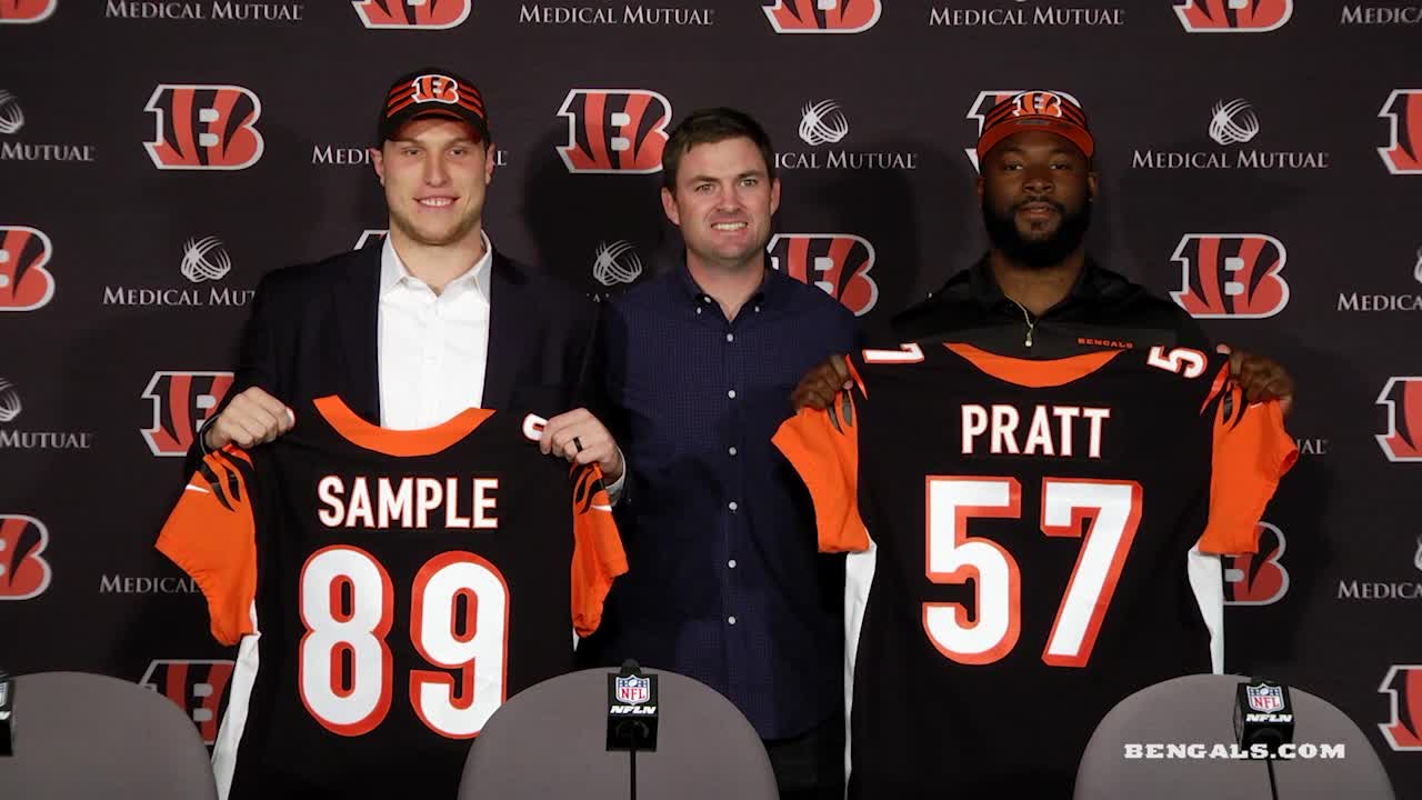 NFL Draft News Conference: Bengals Introduce Drew Sample & Germaine Pratt