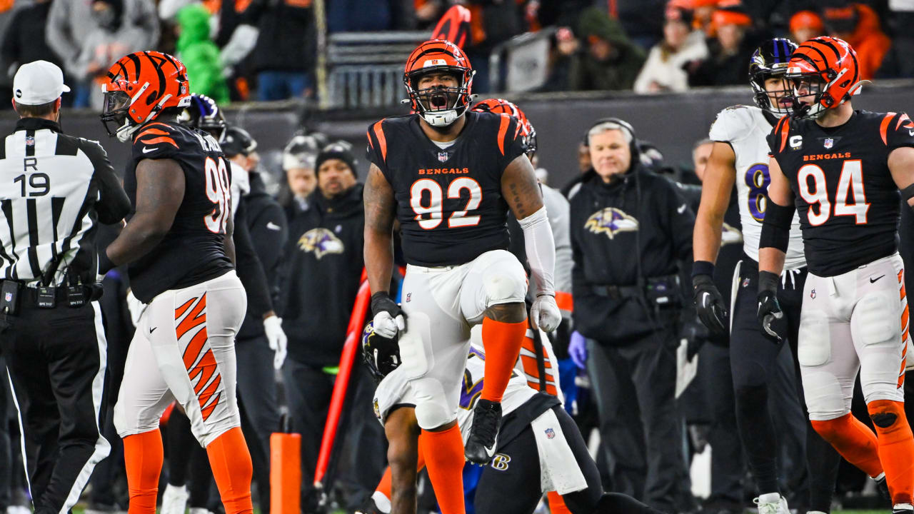 BJ Hill Sack | Wild Card Bengals Highlights vs. Baltimore Ravens