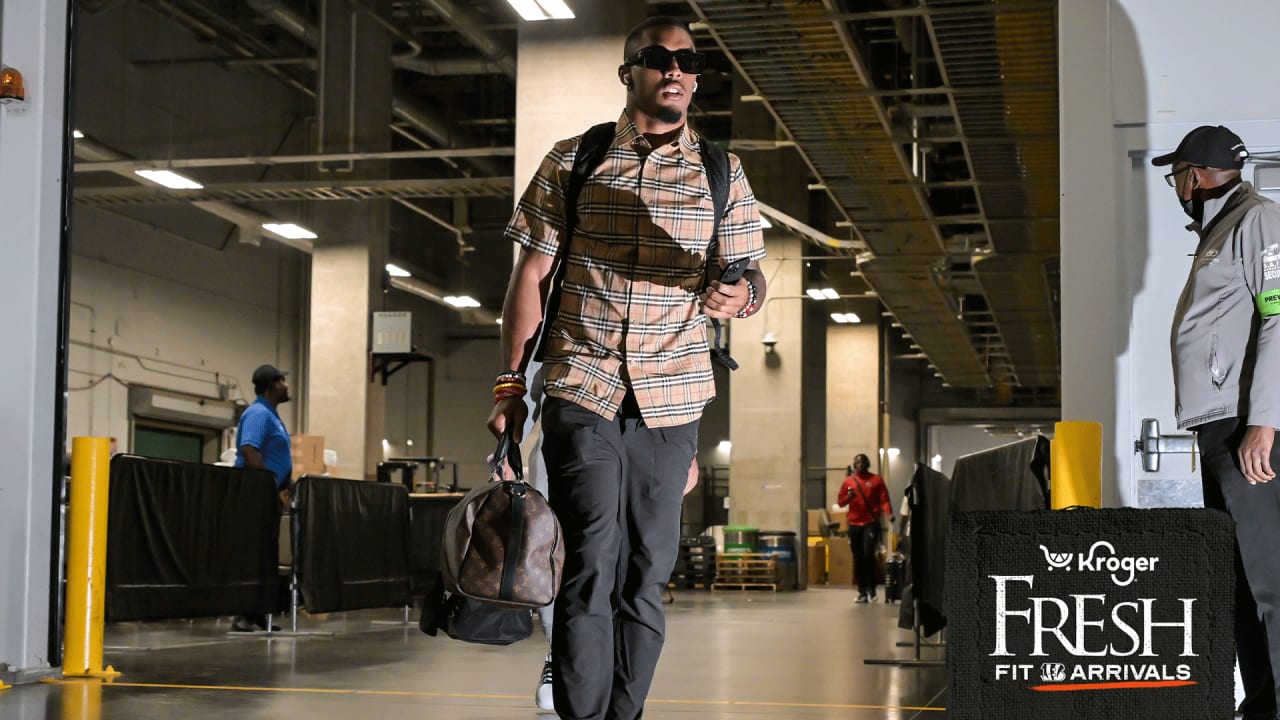 Photos: Bengals Arrive at Mercedes-Benz Stadium