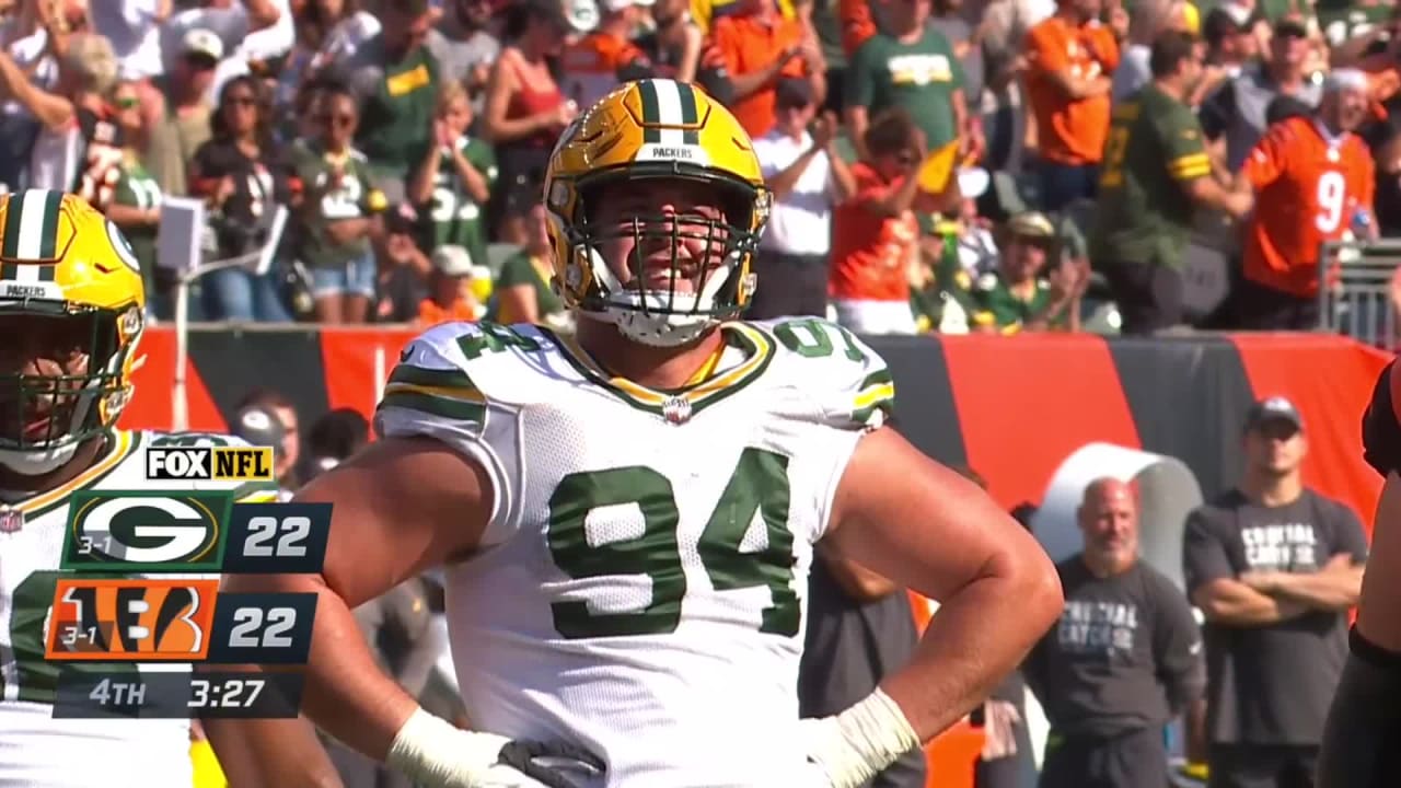 Tee Higgins with a Two Point Conversion vs. Green Bay Packers