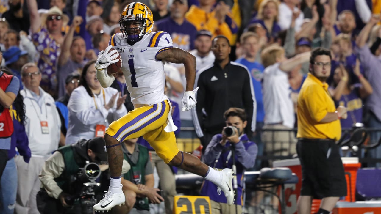 Wide receiver Ja'Marr Chase impresses at LSU's pro day