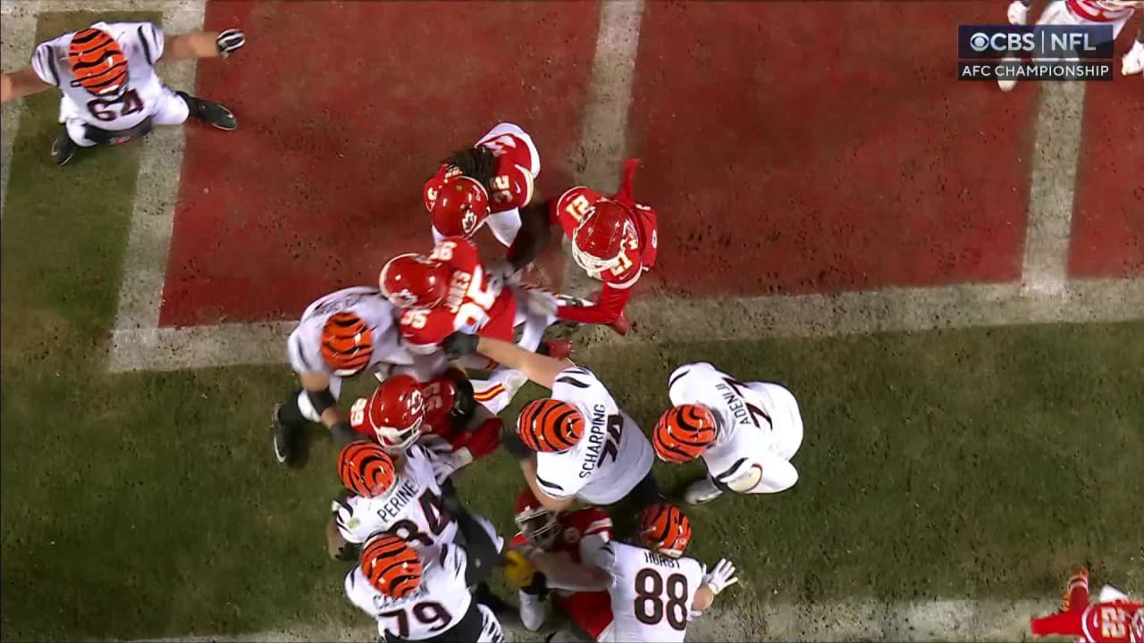 Samaje Perine 2 Yard TD | AFC Championship Highlights vs. Kansas City ...