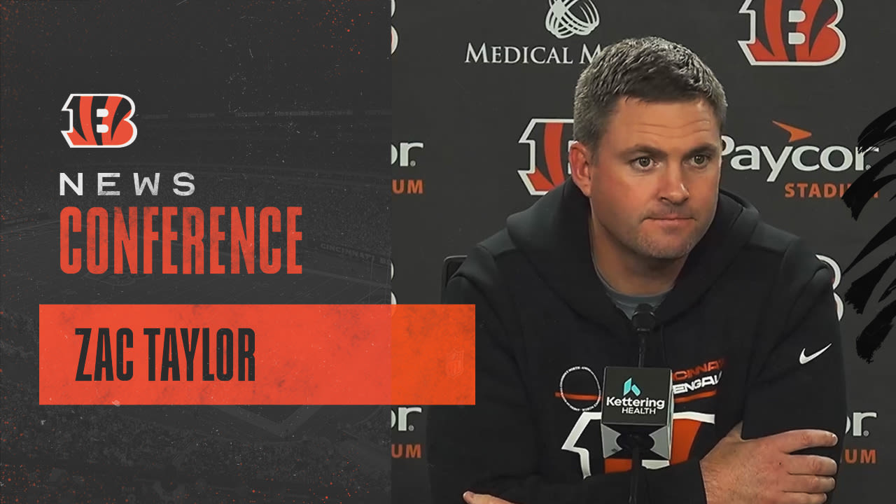 Zac Taylor: "We're Fully Focused on Playing Our Best Football"