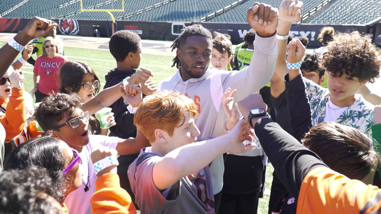 Bengals Character Playbook Skills & Drills Clinic powered by Gatorade