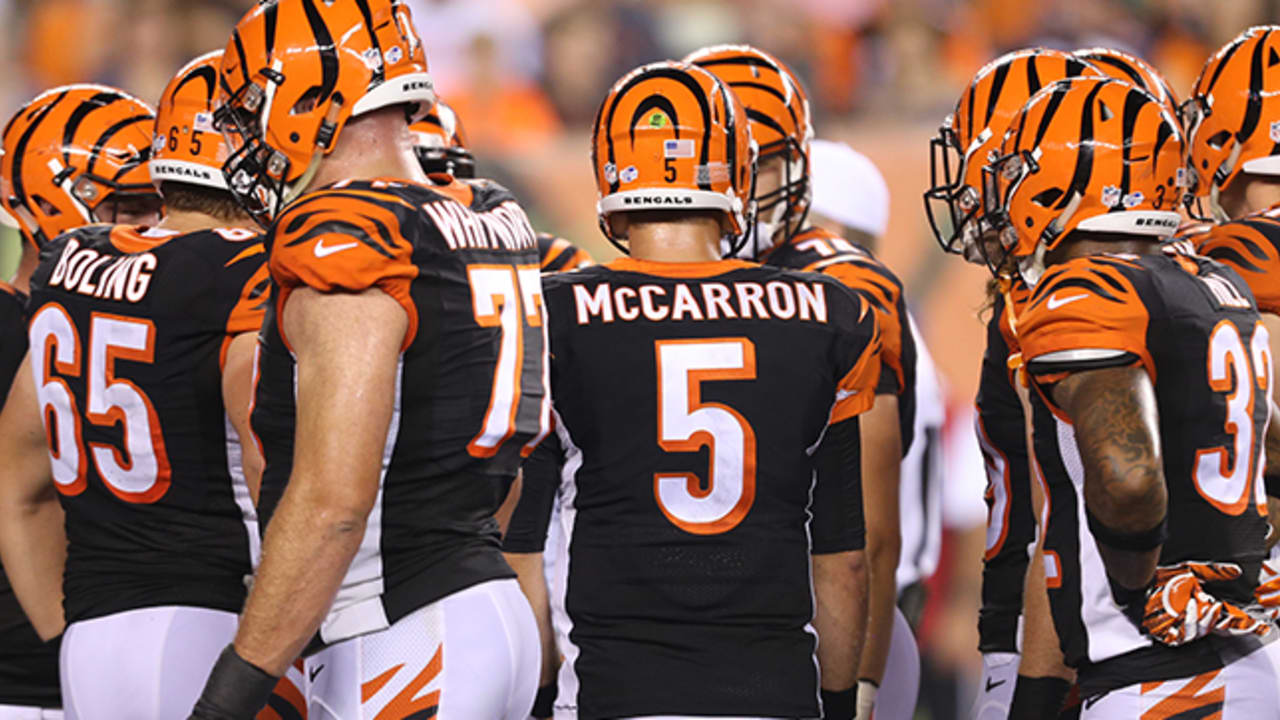 Bengals huddle up around McCarron