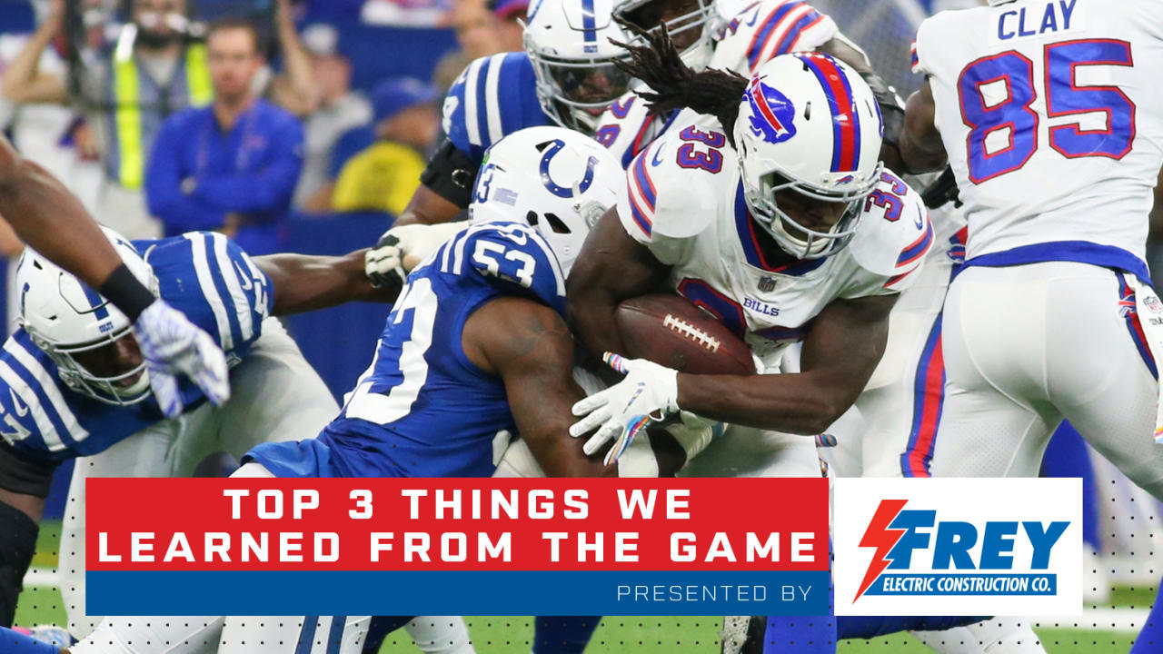 Top 3 things we learned from Bills-Colts