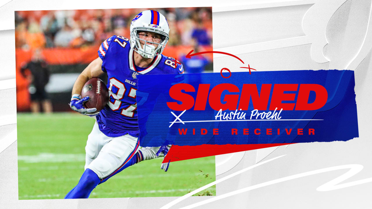 Bills add WR Austin Proehl and OL Jacob Capra to the practice squad