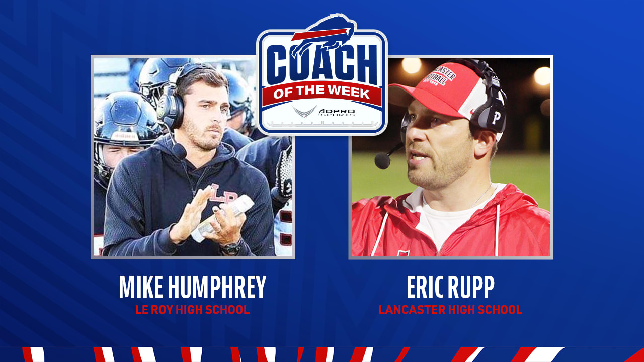 Eric Rupp and Mike Humphrey named Bills ADPRO Sports Coaches of the Week