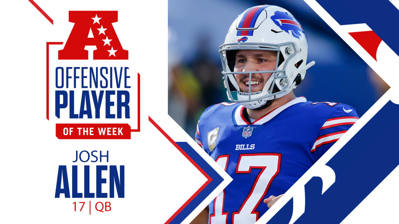 Josh Allen earns AFC Offensive Player of the Week award | Week 9