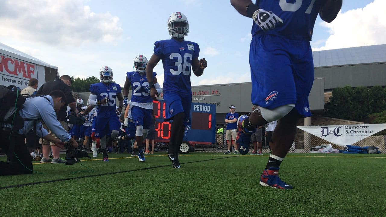 Opening night at Bills Training Camp 2014