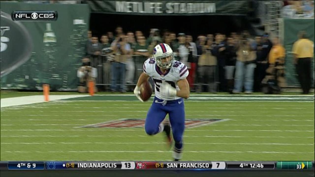 New York Jets quarterback Geno Smith throws 2nd interception