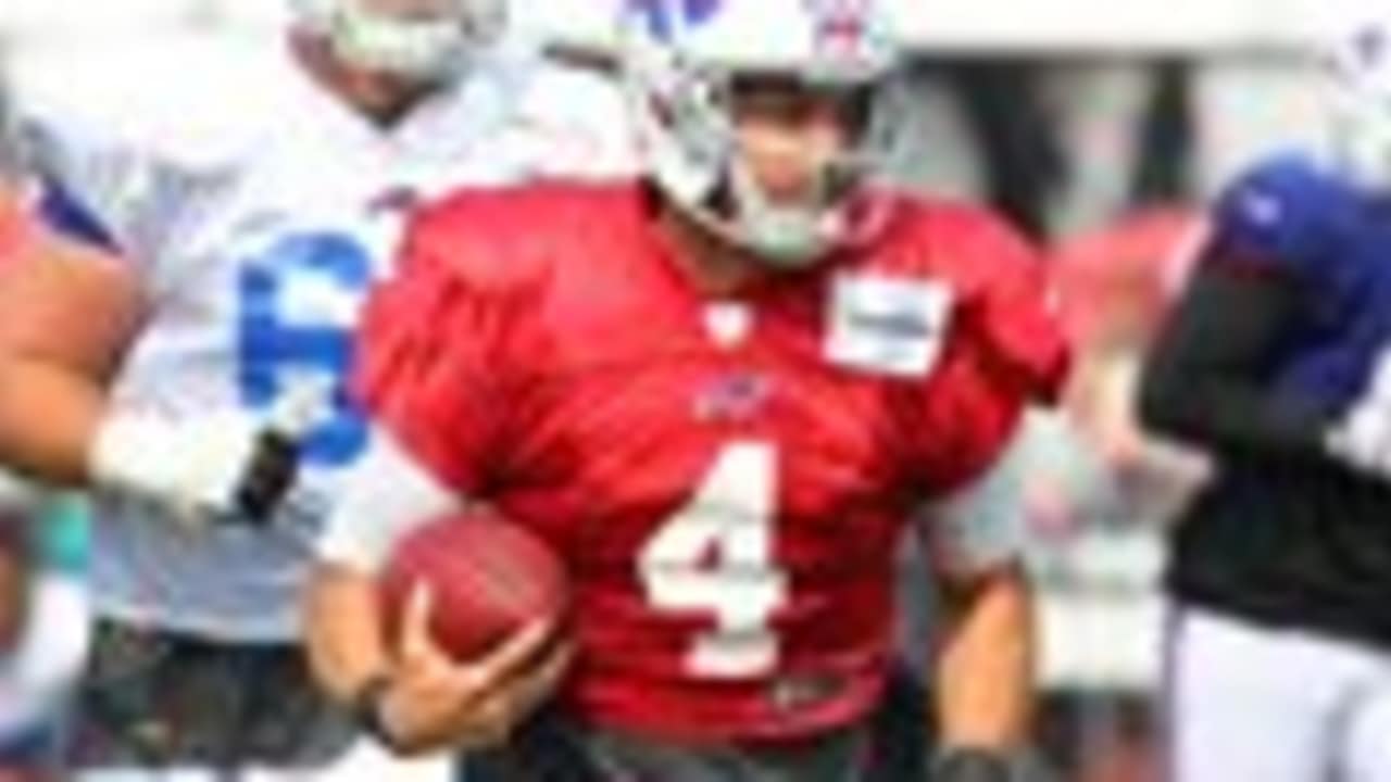 QB Kolb won't participate in live scrimmage