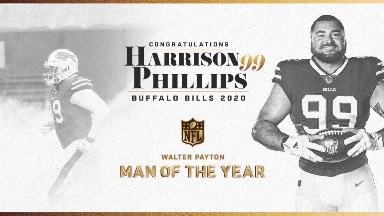 Harrison Phillips selected as Buffalo's Walter Payton Man of the Year ...
